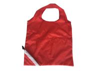 China Grocery Foldable Polyester Tote Bags Into Strawberry Shopping Bag for sale