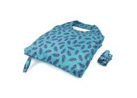China Blue Leaf 190T Reusable Polyester Bags Poly Tote Bags Personalized for sale