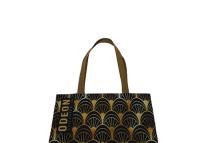 China 41*38cm Polyester Shopping Bag Heat Transfer Polyester Reusable Grocery Bags for sale