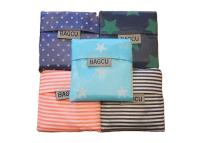 China Oxford 210D Folding Tote Bag Reusable Bag That Folds Into Itself for sale