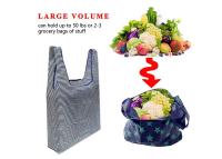 China 210D Nylon Folding Tote Bag Recycled Foldaway Tote Bag For Promotion for sale