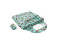 China Big Capacity Fold Up Tote Bag Cupcake Printed Collapsible Grocery Tote for sale