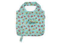 China Big Capacity Fold Up Tote Bag Cupcake Printed Collapsible Grocery Tote for sale