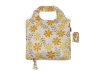 China 190T Polyester Sublimation Folding Tote Bag Garment Foldable Shopper Tote for sale