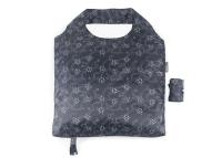 China Black 190T Foldaway Tote Bag Washable Foldable Beach Bag for sale