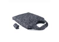China Black 190T Foldaway Tote Bag Washable Foldable Beach Bag for sale