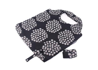 China Button Closure Collapsible Tote Bag Custom Reusable Shopping Bags Folding for sale