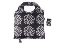 China Button Closure Collapsible Tote Bag Custom Reusable Shopping Bags Folding for sale