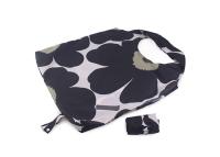 China 210D Polyester Folding Tote Bag Big Flowers Collapsible Beach Bag for sale