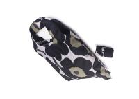 China 210D Polyester Folding Tote Bag Big Flowers Collapsible Beach Bag for sale
