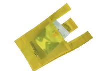 China Green Awareness Folding Tote Bag That Folds Into Pouch 28*32*14cm for sale