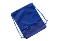 China Polyester Mesh Cinch Sack Bag Custom Drawstring Backpack 30cm*35cm for sale
