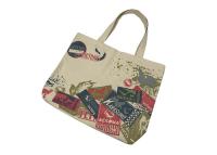 China 12A Cotton Tote Bags SEDEX Beach Bag With Zipper Closure for sale