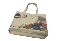 China 12A Cotton Tote Bags SEDEX Beach Bag With Zipper Closure for sale