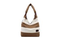 China Brown Elgant Reusable Cotton Tote Bags Eco Friendly Printed Cotton Shopping Bags for sale