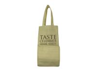 China Wine Vinegar Four Bottle Non Woven Tote Bags Recycled Grocery Tote Bags for sale
