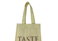China Wine Vinegar Four Bottle Non Woven Tote Bags Recycled Grocery Tote Bags for sale