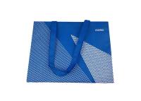 China Blue 80Gsm DIY Non Woven Shopping Tote Reusable Shopping Bags for sale