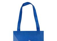 China Blue 80Gsm DIY Non Woven Shopping Tote Reusable Shopping Bags for sale