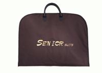 China Brown Oxford Suit Garment Bags Waterproof With Leather Handles for sale