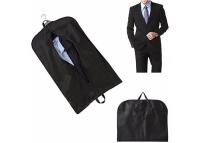 China Laminated RPET Suit Garment Bag Waterproof Mens Suit Bag Foldable for sale
