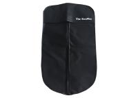 China 80gsm Folding Suit Garment Bag Zip Lock Clothes Cover Bags Black for sale