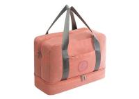 China Oxford Cooler Tote Bags Insulated Lunch Tote Dark Blue Orange for sale