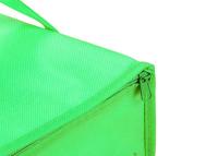 China Milk Green Cooler Tote Bag Thermal Insulated Dry Aluminum Food Delivery for sale