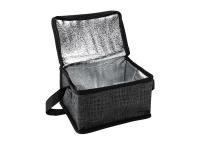 China Black Food Non Woven Cooler Bag Recycle Insulated Tote Lunch Bag for sale