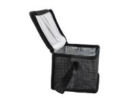 China Black Food Non Woven Cooler Bag Recycle Insulated Tote Lunch Bag for sale