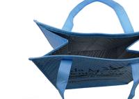 China NonWoven Portable Cooler Bag Printed Zipper Insulated Lunch Tote Bag for sale