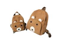 China Unisex Kid Corduroy School Backpack With Zipper Closure Adjustable Straps for sale