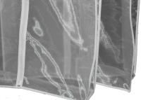China Foldable customized Organza transparent dust-proof Garment Bag for promotion for sale