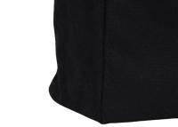 China Custom black Cotton Tote Bags Blank Custom Logo Cotton Webbing Handle for sale