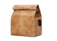 China Insulated Waterproof Waxed Canvas Cooler Tote Bag Brown 6 Hour Heat Retention for sale