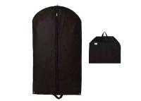 China Custom Black/Blue Nonwoven Suit Garment Bag With Handle Dustproof Design Zipper Closure for sale
