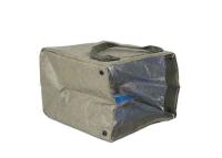 China Customized Grey Tyvek Insulated Cooler lunch Tote Bag With velcro closure for sale
