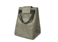 China Customized grey Tyvek Waterproof Cooler lunch Tote Bag With Velcro Closure for sale