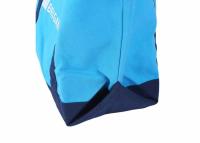 China customized Reusable Cotton Tote Bag Vibrant Blue Shopping Bag With Silk Screen Printing for sale