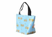 China Wholesale Blue Polyester Tote Bags Customizable Design Digital Printing for sale