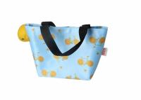 China Wholesale Blue Polyester Tote Bags Customizable Design Digital Printing for sale