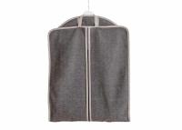 China Customizable Foldable Linen Suit Garment Bag Dustproof Clothing Cover for sale