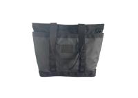 China Custom Printed eco friendly rpet Polyester Tote Bags with waterproof PVC coating for sale
