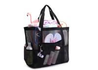 China RPET Mesh Beach Tote Bag Customized Printing Silk Screen Print And Digital Print for sale