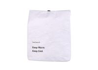 China Personalized White Tyvek Insulated Cooler Lunch Bag Keeps Food Cold And Warm for sale