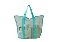 China Personalized Polyester Black Mesh Beach Tote Bags Large Capacity for sale
