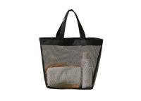 China Personalized Polyester Black Mesh Beach Tote Bags Large Capacity for sale