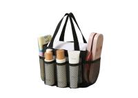 China Personalized Polyester Black Mesh Beach Tote Bags Large Capacity for sale
