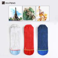 China Terry Cotton Ankle Sporty Running Socks Breathable Low Tube Design for sale