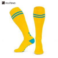 China Knee High Mens Grip Football Socks Anti Slip Compression Soccer Socks Custom Logo for sale